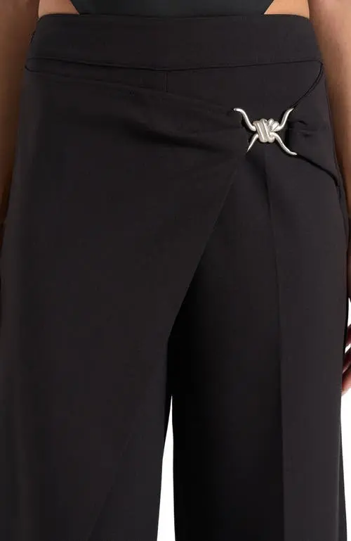 Manière De Voir Maniere De Voir Beryl Wrap Front Tailored Trousers