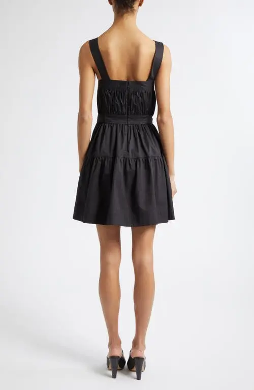 Derek Lam 10 Crosby Ivana Tiered Belted Minidress