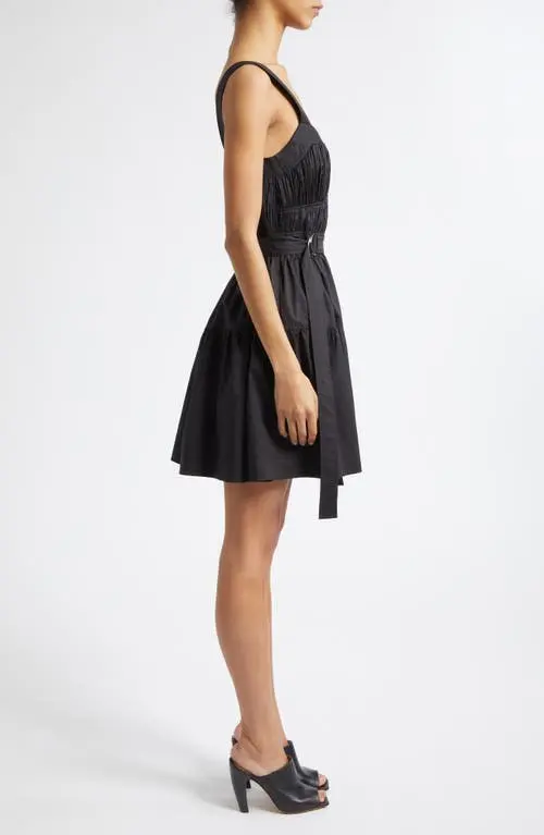 Derek Lam 10 Crosby Ivana Tiered Belted Minidress