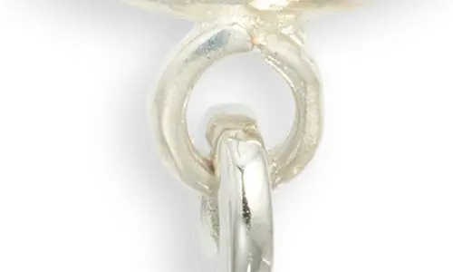 VIDAKUSH Duotone Star Charm Hoop Earrings