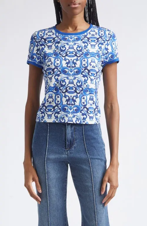 Alice + Olivia Onie Ringer Cotton Baby Tee