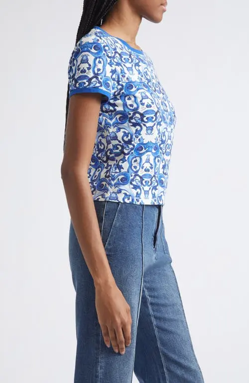 Alice + Olivia Onie Ringer Cotton Baby Tee