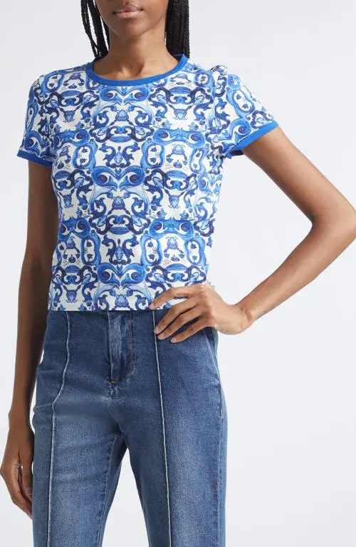Alice + Olivia Onie Ringer Cotton Baby Tee