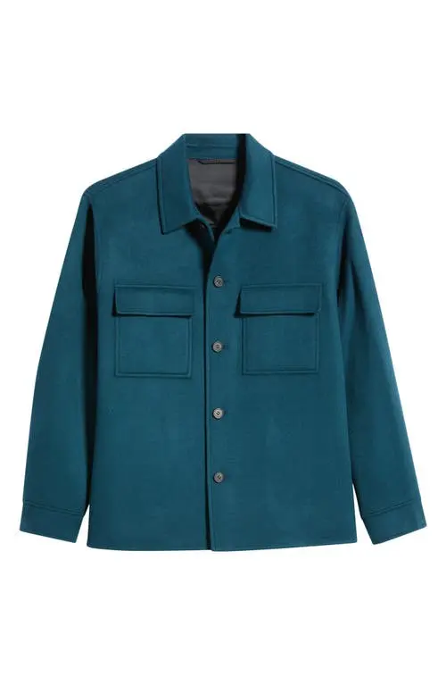 Theory Clyfford Wool & Cashmere Shirt Jacket