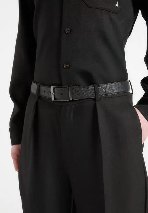 Manière De Voir Valentin Tailored Overshirt - Black