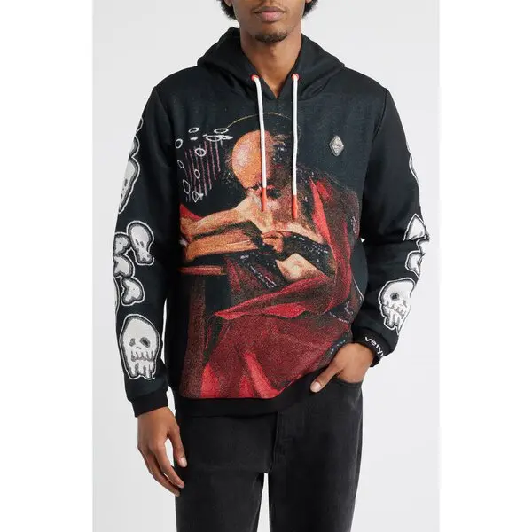 VERYRARE Saint Jerome Jacquard Hoodie - Black