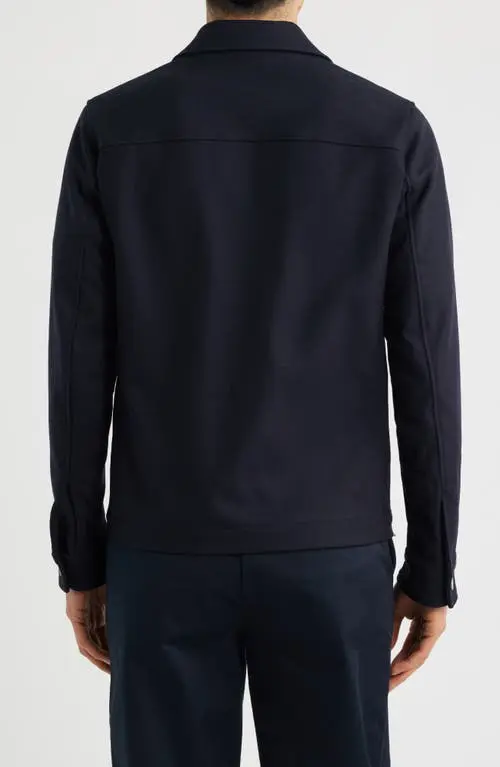 Theory Wyatt Wool Blend Bomber Jacket