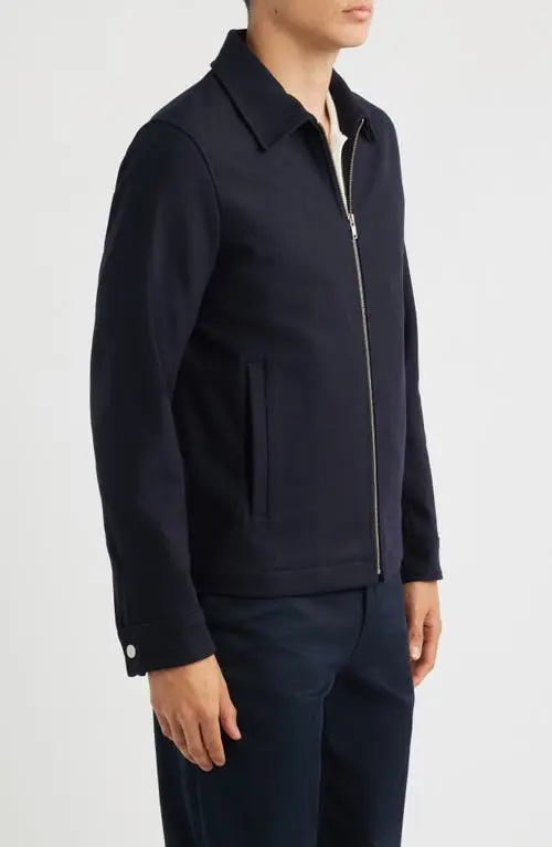 Theory Wyatt Wool Blend Bomber Jacket