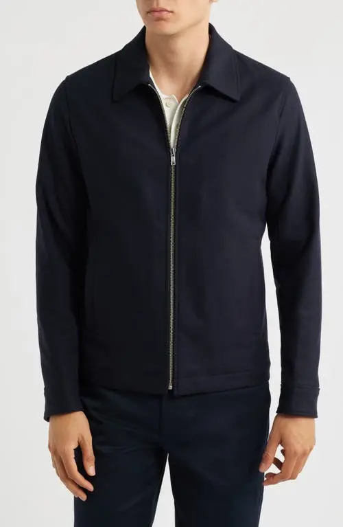 Theory Wyatt Wool Blend Bomber Jacket