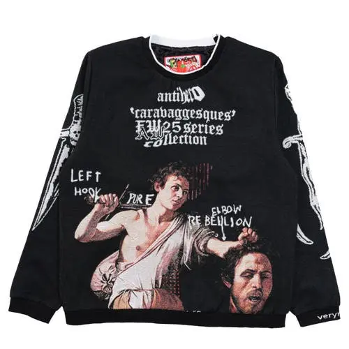 VERYRARE David Vs Goliath Crewneck - Black
