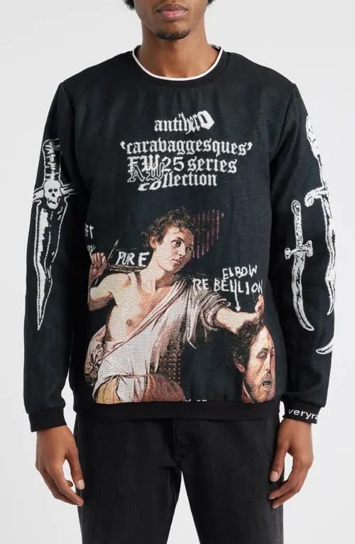 VERYRARE David Vs Goliath Crewneck - Black