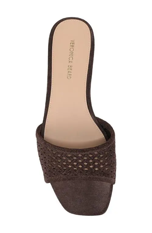 Veronica Beard Myla Perforated Slide Sandal