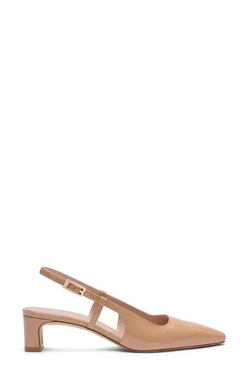 STUART WEITZMAN Slingback Pumps - Adobe