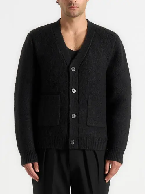 Manière De Voir Wool Knit Cardigan