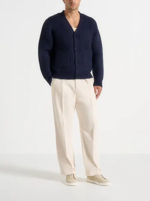 Manière De Voir Wool Knit Cardigan