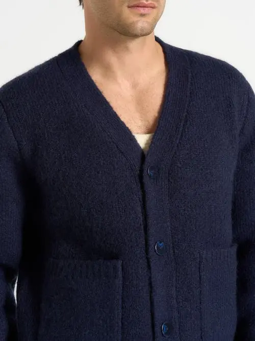 Manière De Voir Wool Knit Cardigan