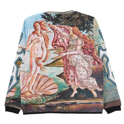 VERYRARE Birth Of Venus Jacquard Crewneck