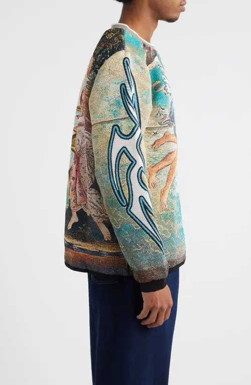 VERYRARE Birth Of Venus Jacquard Sweatshirt
