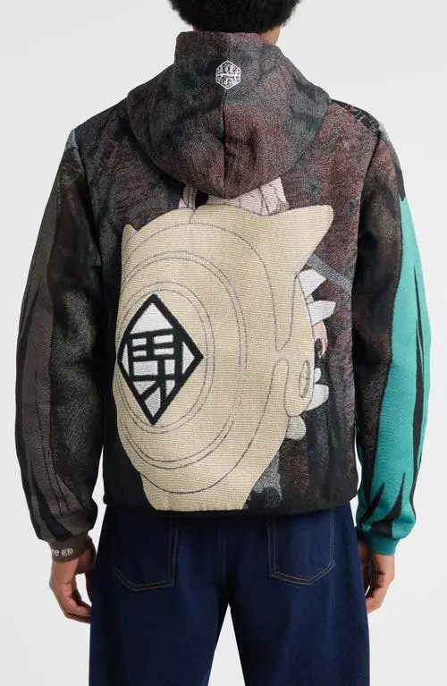 VERYRARE X Naruto Sasori Tapestry Knit Hoodie