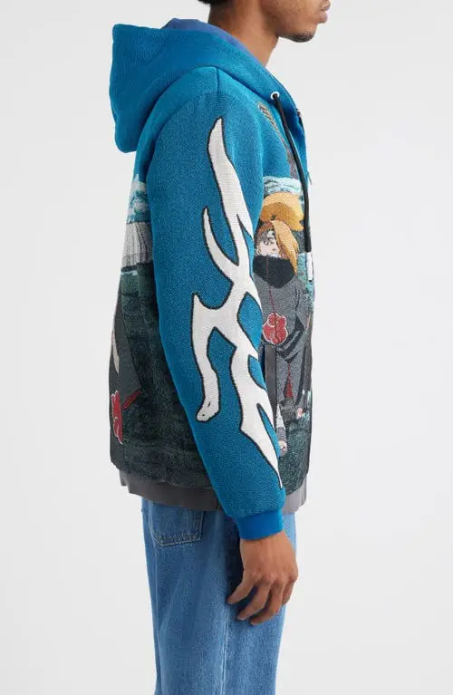 VERYRARE Akatsuki Graphic Zip-up Hooded Jacket