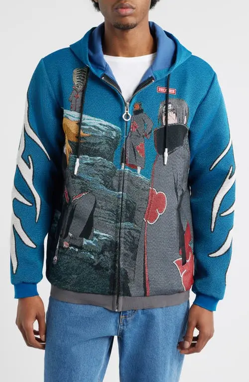 VERYRARE Akatsuki Graphic Zip-up Hooded Jacket