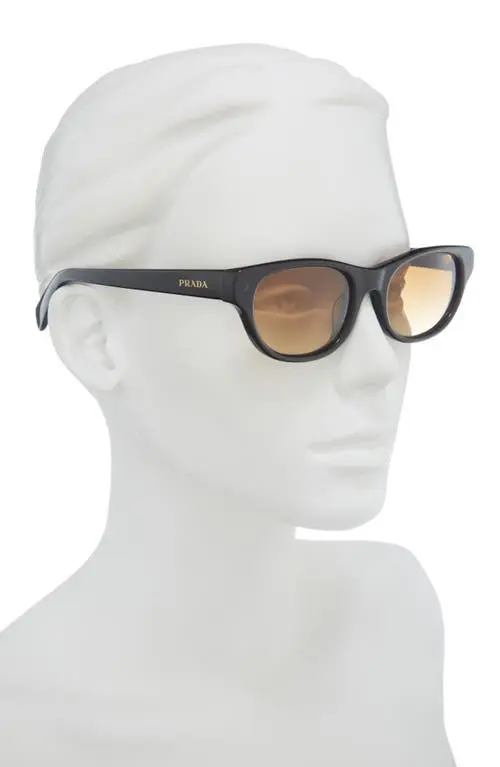 Prada 52mm Cat Eye Sunglasses