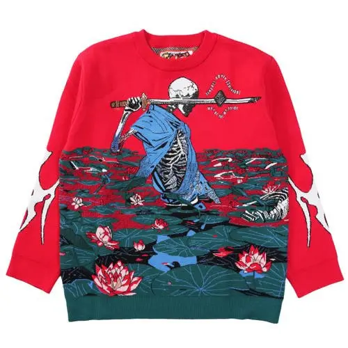 VERYRARE Skeleton Bushido Crewneck - Red