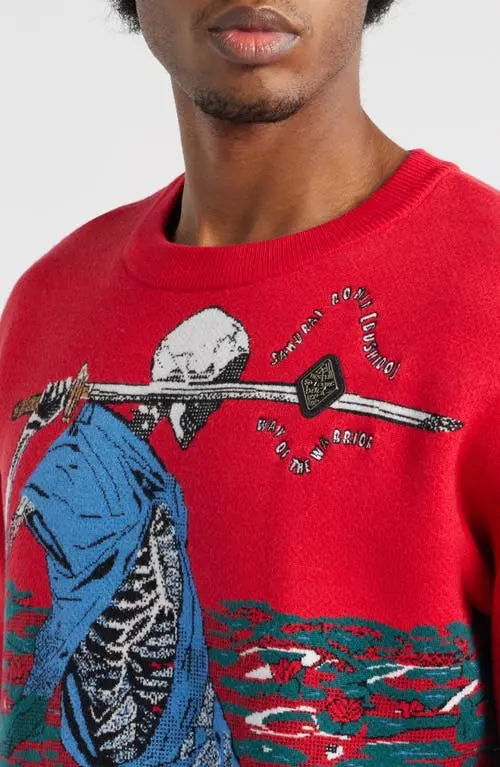 VERYRARE Skeleton Bushido Crewneck Sweatshirt