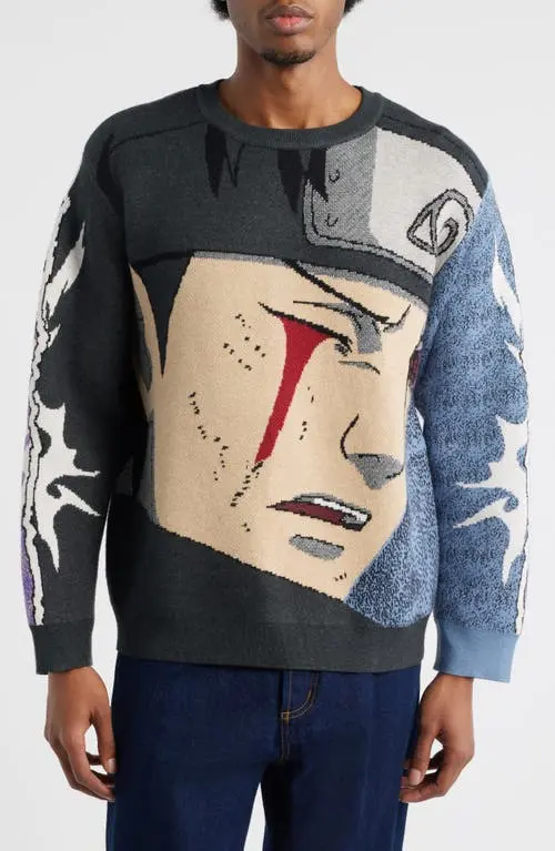 VERYRARE Graphic Crewneck Sweater - Blue Multi