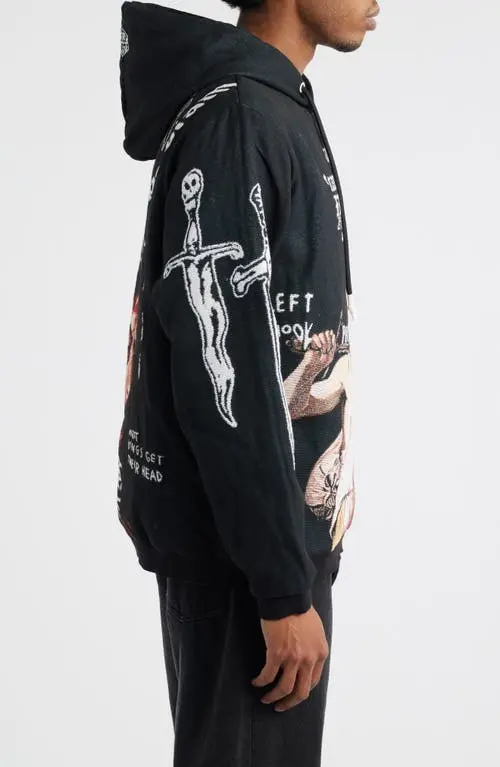 VERYRARE David Vs Goliath" Jacquard Tapestry Hoodie