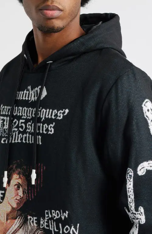 VERYRARE David Vs Goliath" Jacquard Tapestry Hoodie