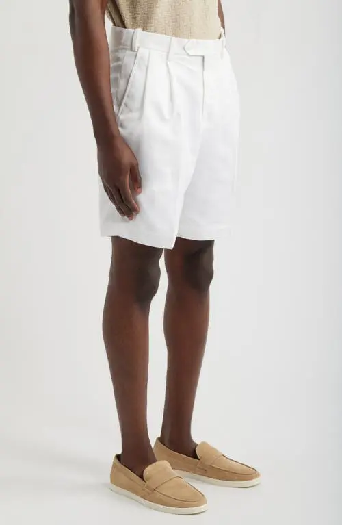 Berle Microfiber Pleated Shorts