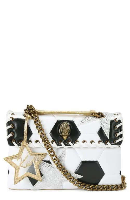Kurt Geiger Kensington Patchwork Bag - White/black