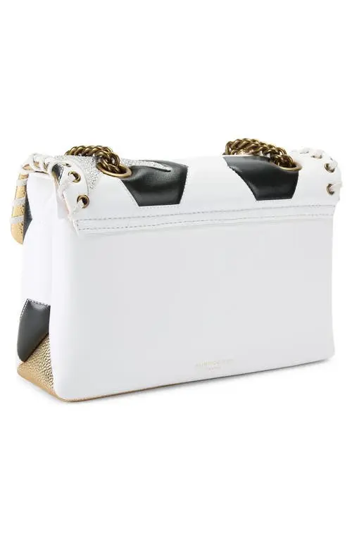 Kurt Geiger Kensington Patchwork Bag - White/black