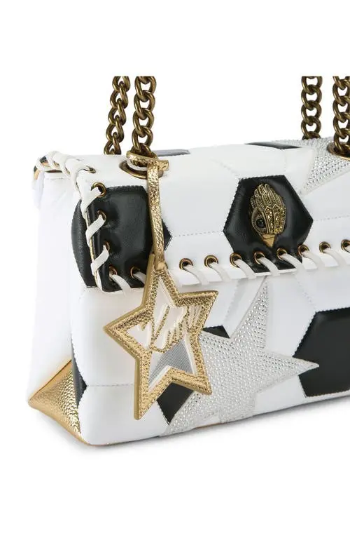 Kurt Geiger Kensington Patchwork Bag - White/black