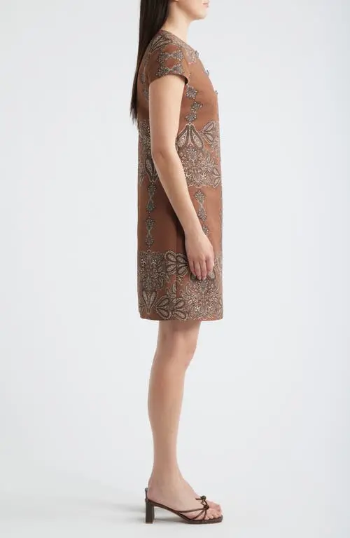 Vince Camuto Paisley Print Shift Dress