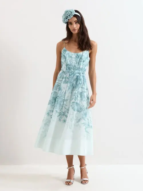 PHASE EIGHT Velicia Floral Midi Dress