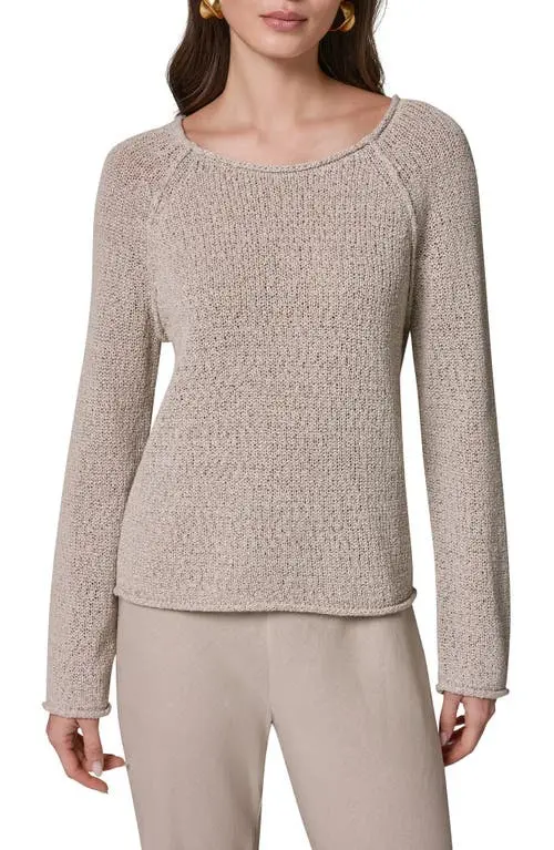 Donna Karan New York Easy Boat Neck Sweater - Sandstone Multi