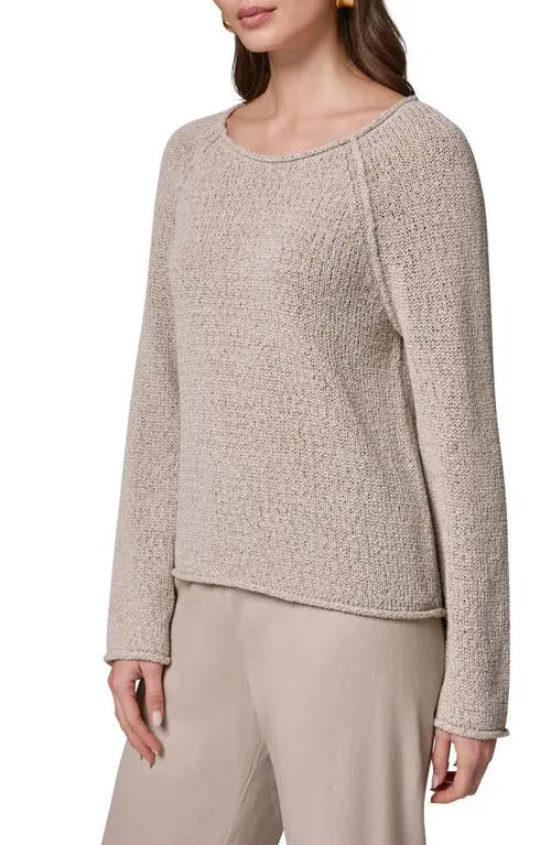 Donna Karan New York Easy Boat Neck Sweater - Sandstone Multi