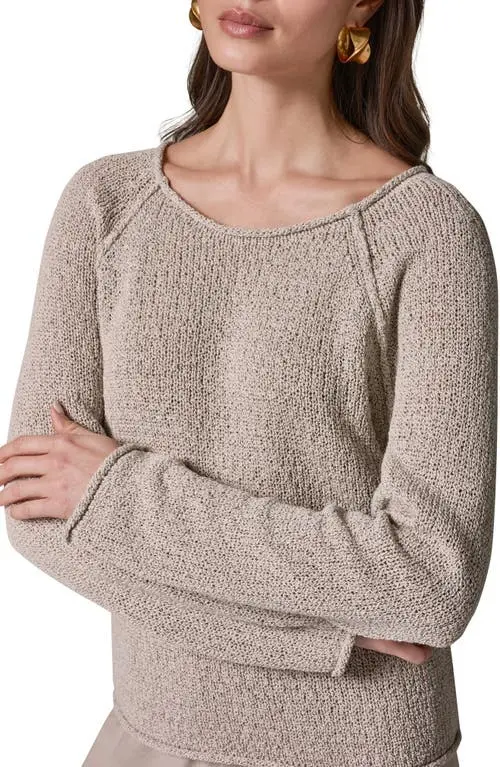 Donna Karan New York Easy Boat Neck Sweater - Sandstone Multi