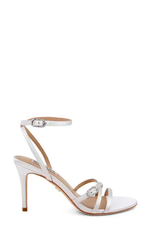 Badgley Mischka Yulan Embellished Ankle Strap Sandals