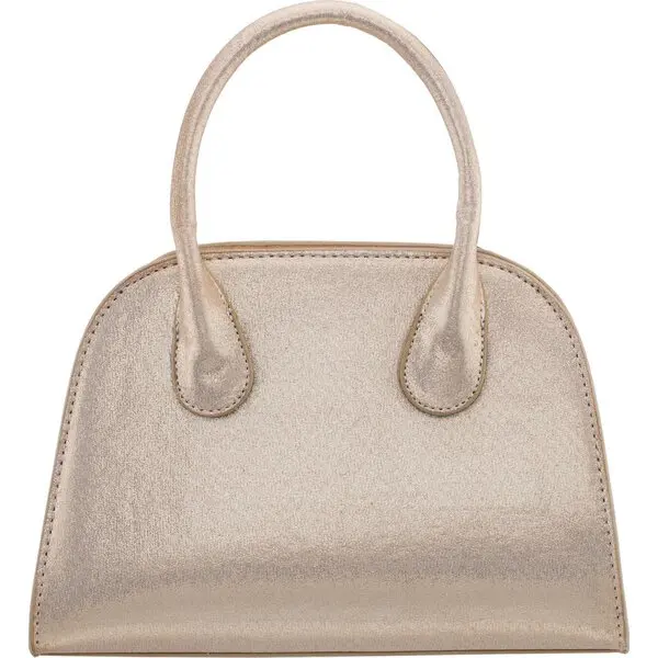 Nina Ainsley Top Handle Bag - Gold
