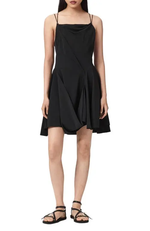 ALLSAINTS Claire Strappy Mini Dress - Black