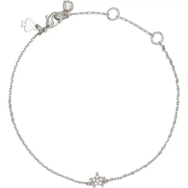 Kate Spade New York You're A Gem Mini Star Pavé Bracelet - Clear/silver