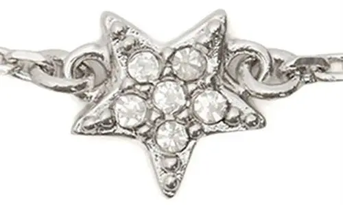 Kate Spade New York Star Charm Bracelet - Clear/silver