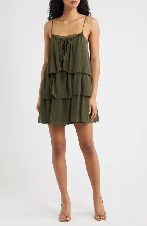 Mango Tiered Minidress