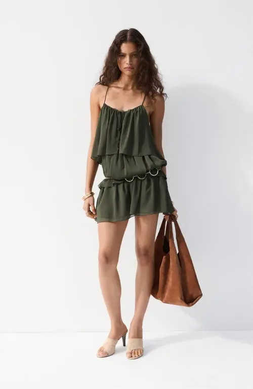 Mango Tiered Minidress