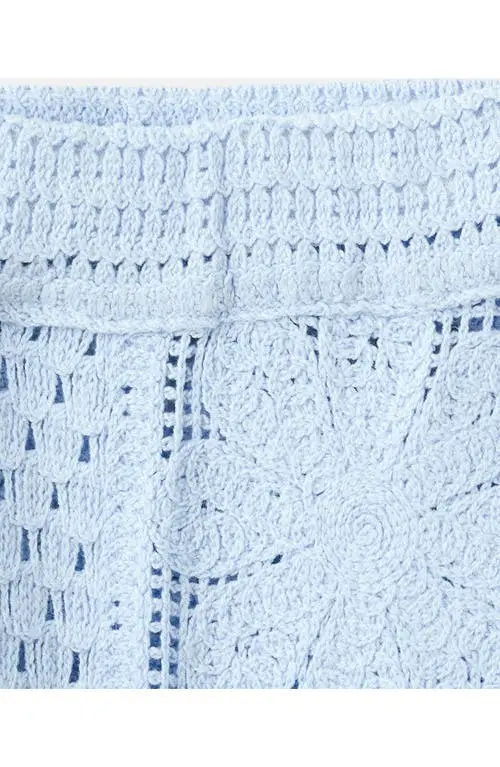 Mango Openwork Embroidery Straight Leg Pants