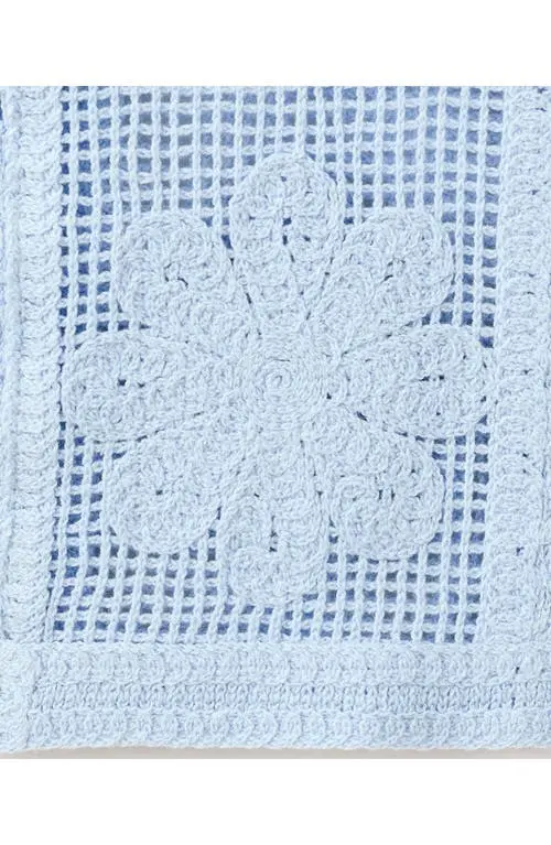 Mango Openwork Embroidery Straight Leg Pants