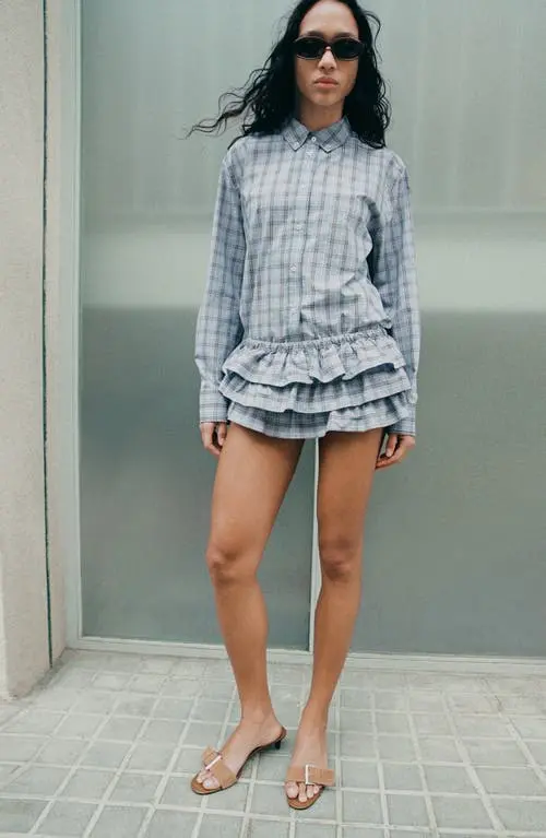 Mango Camisa Plaid Shirt